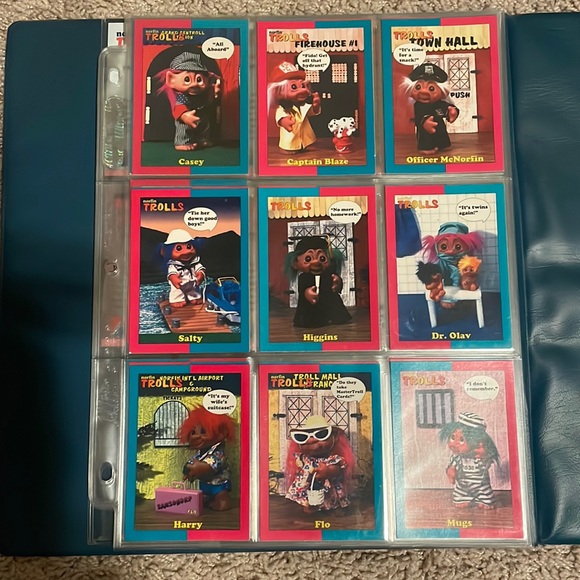 collect a card | Other | Norfin Trolls Series 1993 Collect A Card ...